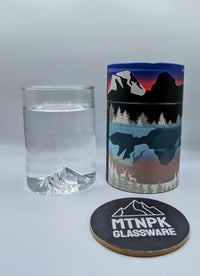 Three sisters pint glass